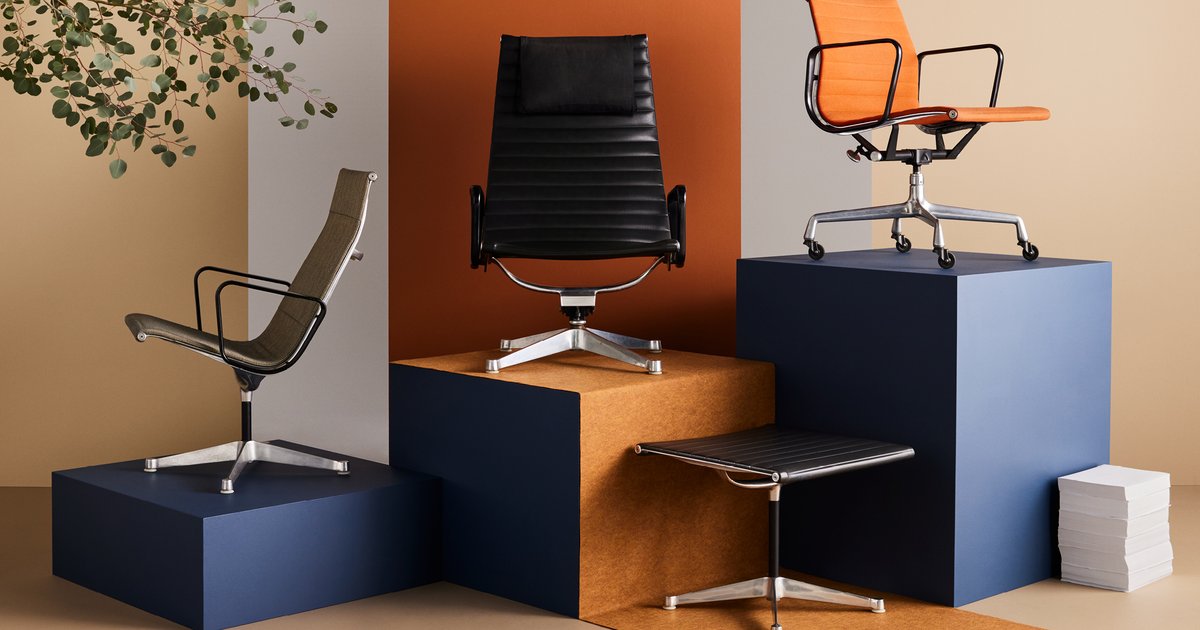 Eames aluminum management chair store