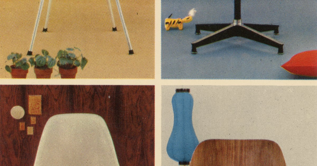 Charles Eames Herman Miller Chair Postcard | Eames Institute